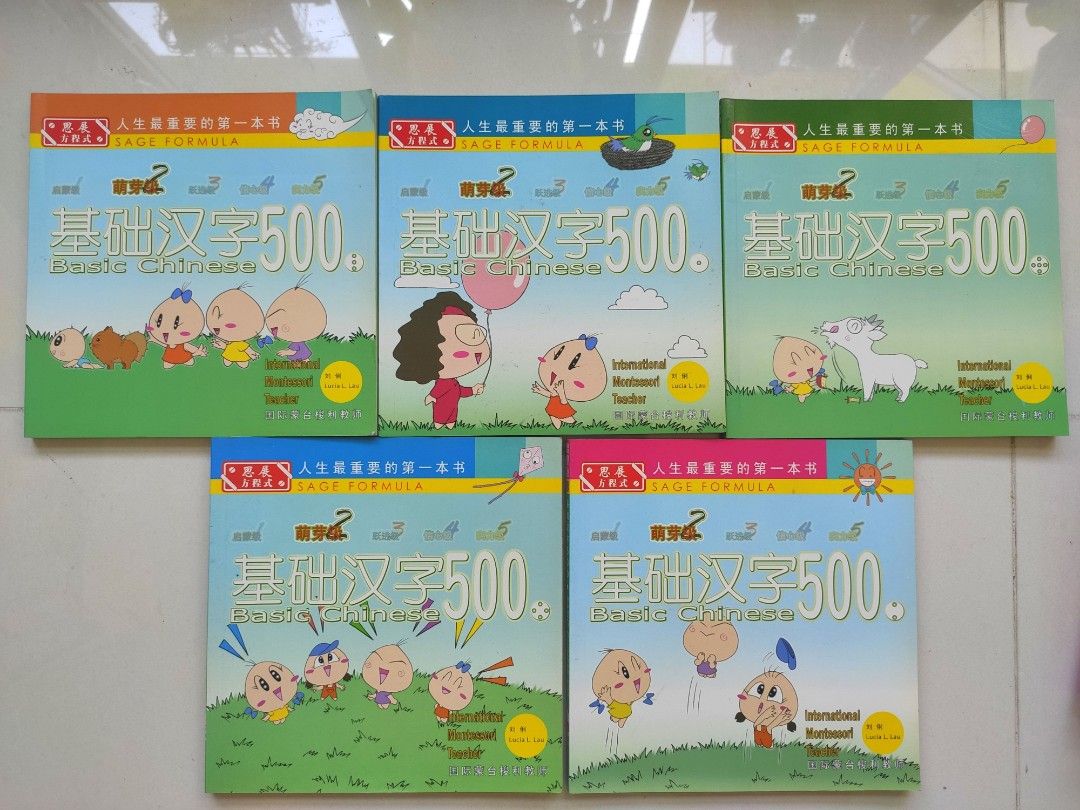 Full set Basic Chinese 500 (基础汉字500), Hobbies & Toys, Books & Magazines ...