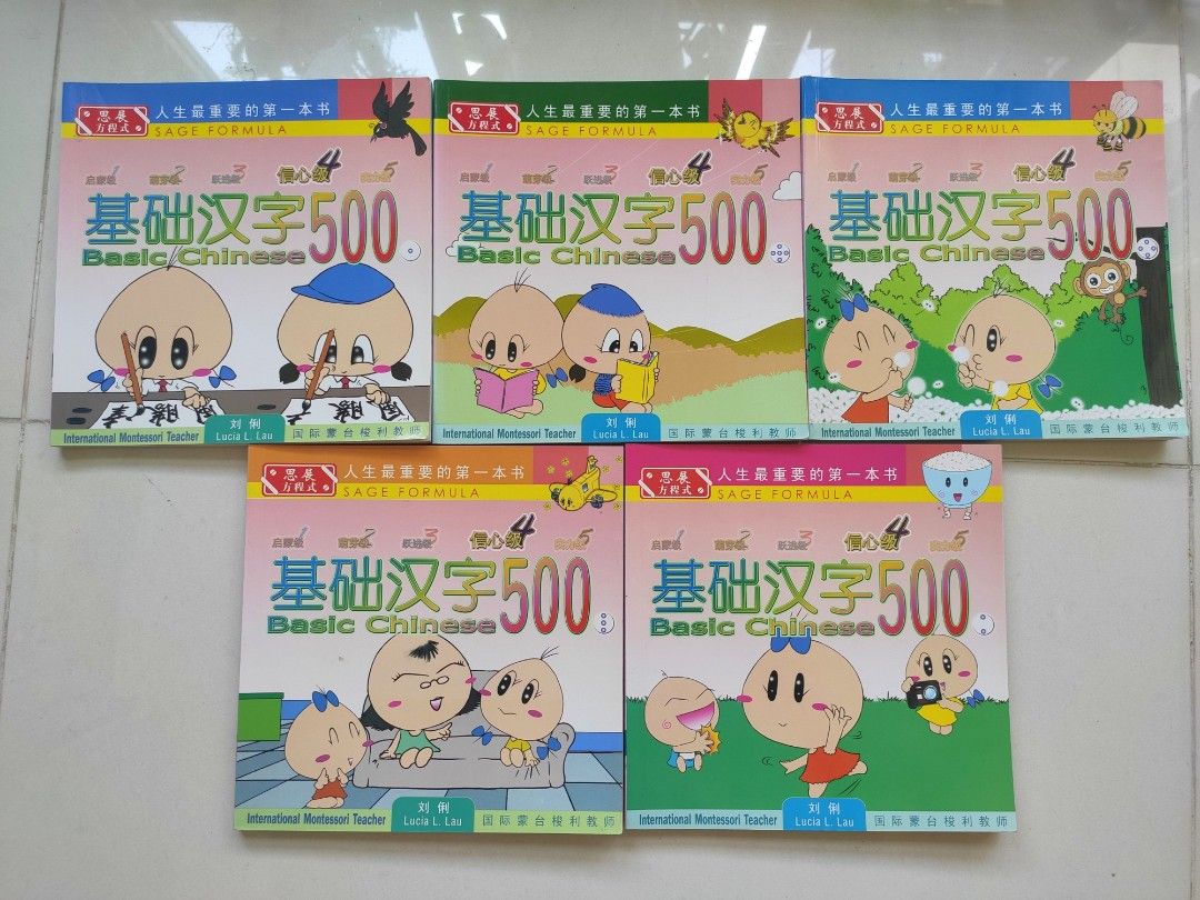 Full set Basic Chinese 500 (基础汉字500), Hobbies & Toys, Books & Magazines ...