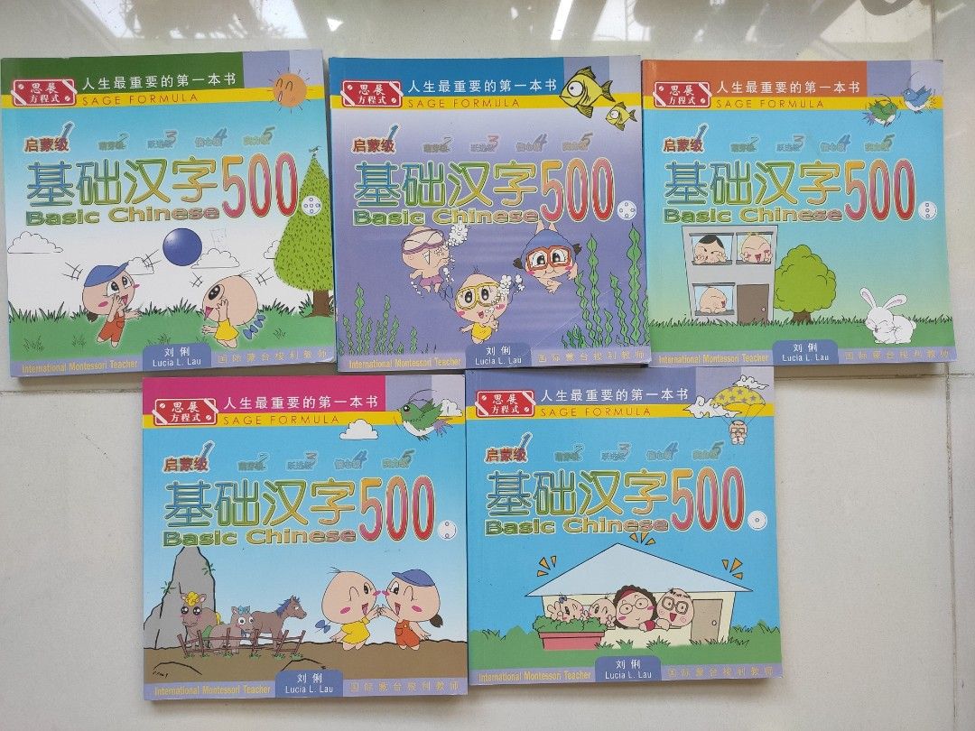 Full set Basic Chinese 500 (基础汉字500), Hobbies & Toys, Books & Magazines ...