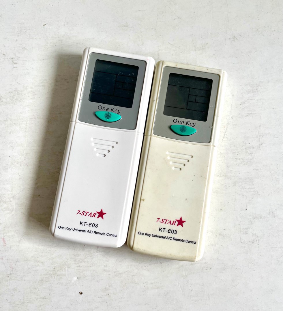 FWP 7 Star KT-E03 One Key Universal A/C Remote Control for All Major ...