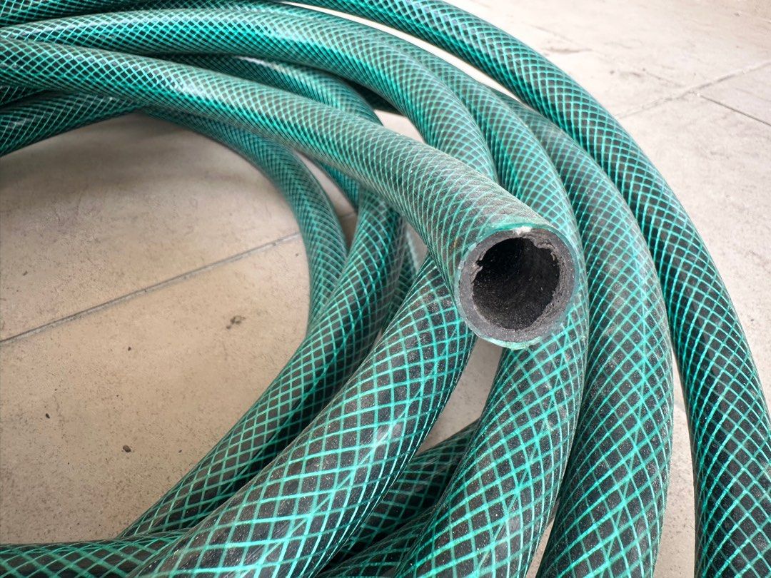 15M reinforced PVC garden hose, Furniture & Home Living, Gardening, Gardening Tools & Ornaments ...