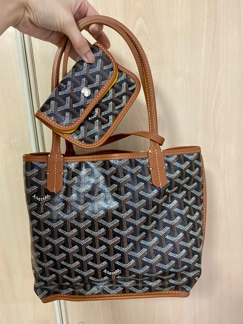 Goyard Mini Anjou, Luxury, Bags & Wallets on Carousell