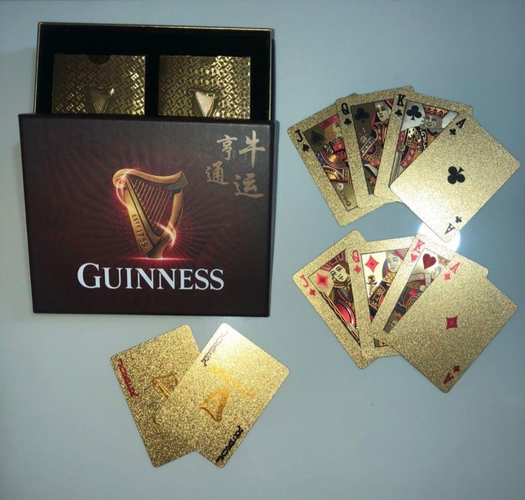 Guinness Golden Playing Card, Hobbies & Toys, Collectibles ...