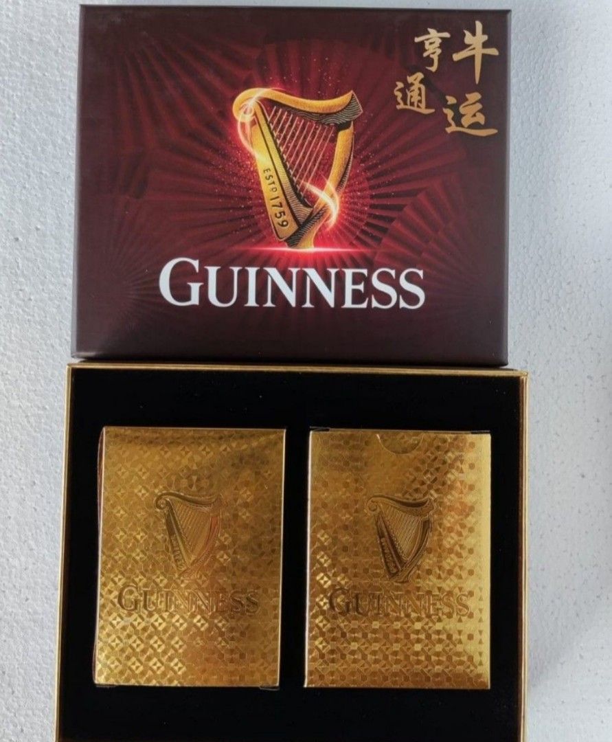 Guinness Golden Playing Card, Hobbies & Toys, Collectibles ...