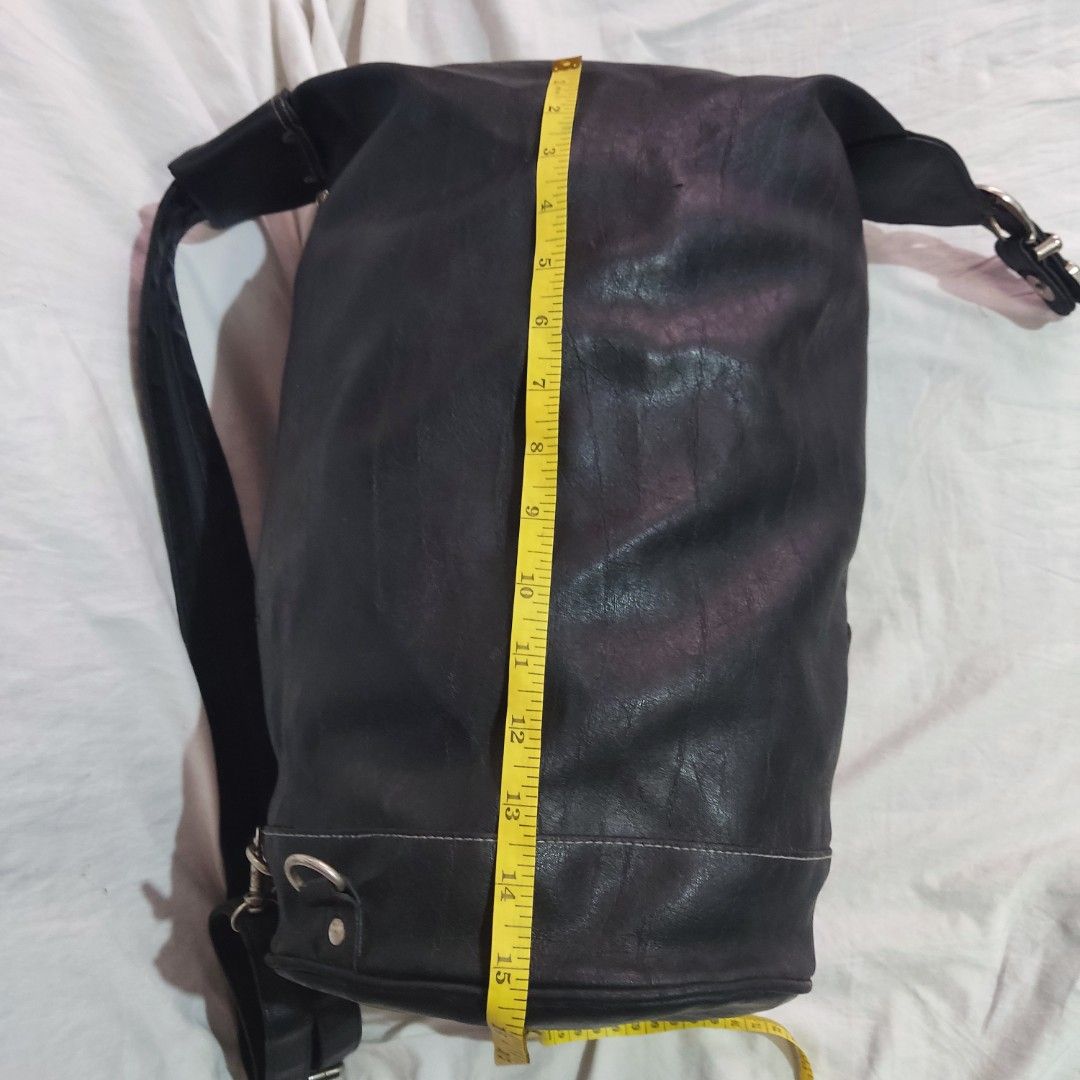 Harley Davidson Leather Barrel Backpack, Men's Fashion, Bags, Backpacks ...