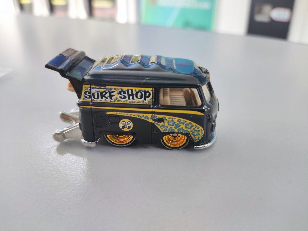 Hot Wheels Kool Kombi Moon Eyes, Hobbies & Toys, Toys & Games on Carousell