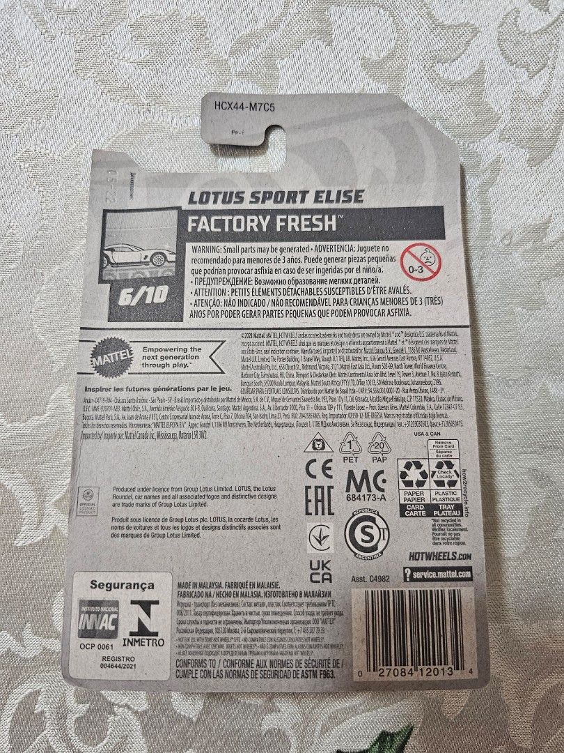 Hotwheels Lotus Sport Elise, Hobbies & Toys, Collectibles & Memorabilia ...