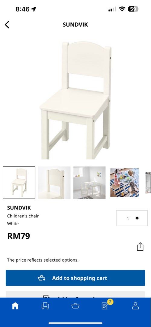 IKEA Sundvik Kids Table Set, Furniture & Home Living, Furniture, Tables ...