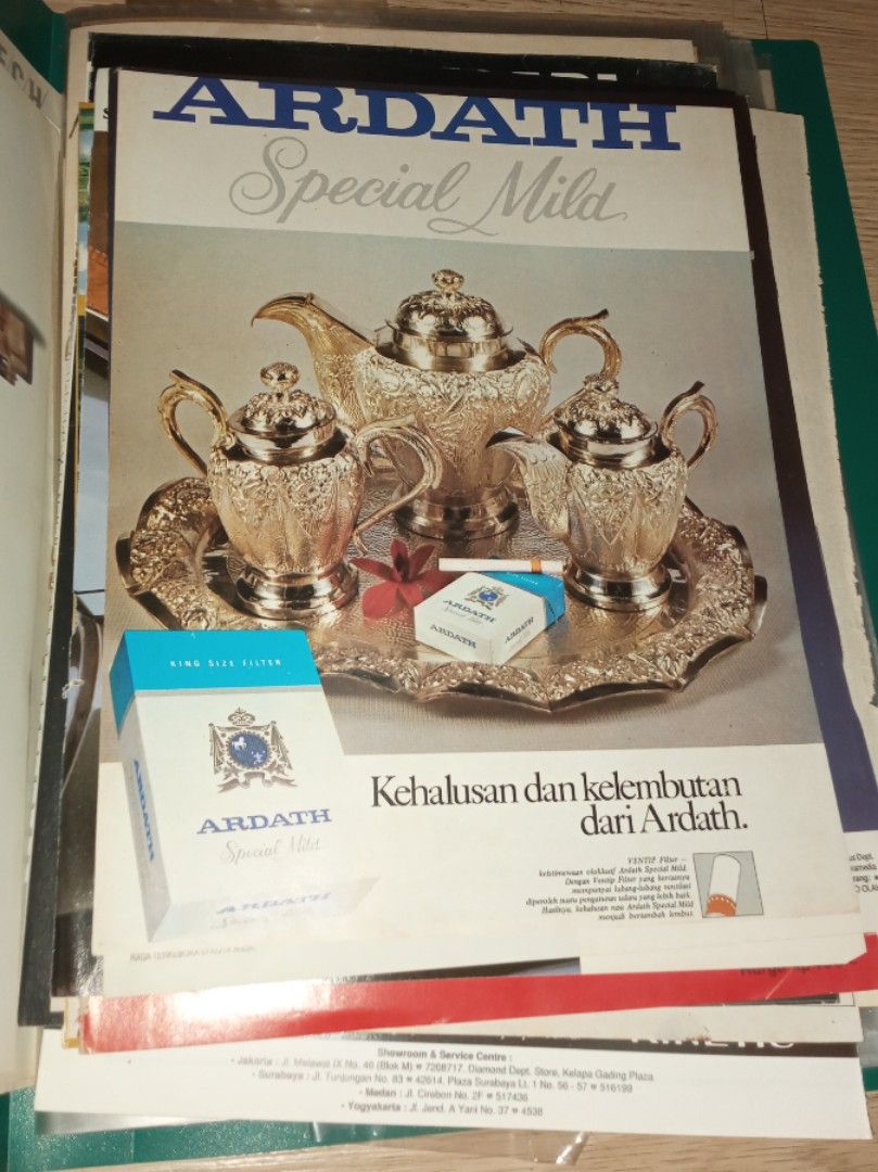Iklan cetak jadul Rokok Ardath Mild, Antik, Pajangan di Carousell