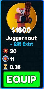 Juggernaut - Cheese Tower Defense - Roblox, Video Gaming, Gaming ...
