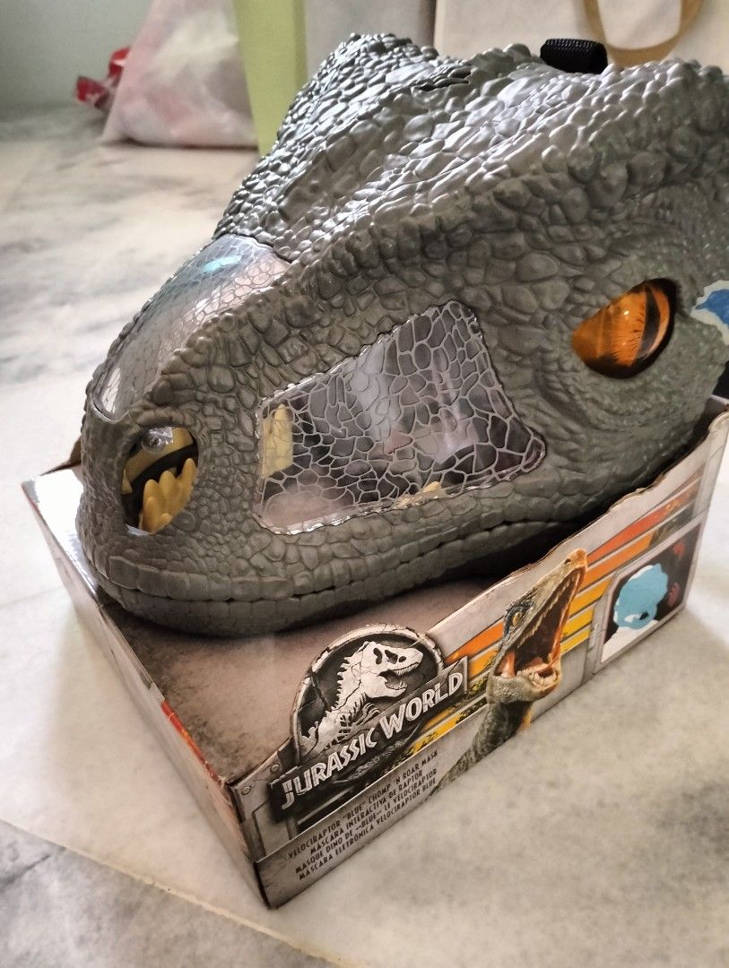 Jurassic World Velociraptor Blue Chomp, Hobbies & Toys, Toys & Games on ...