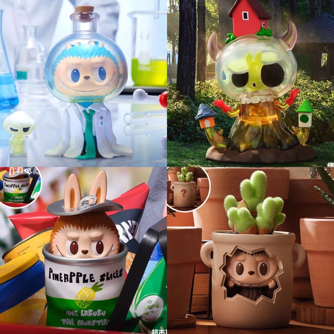 LABUBU THE MONSTERS ALMOST HIDDEN POPMART / FULL SET / SINGLE BLIND BOX ...