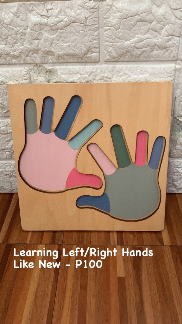 Learning Left/Right Hands, Hobbies & Toys, Toys & Games on Carousell
