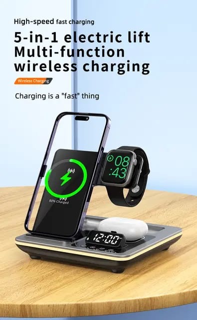 (same day delivery) LED light wireless charging for watch headphone and ...