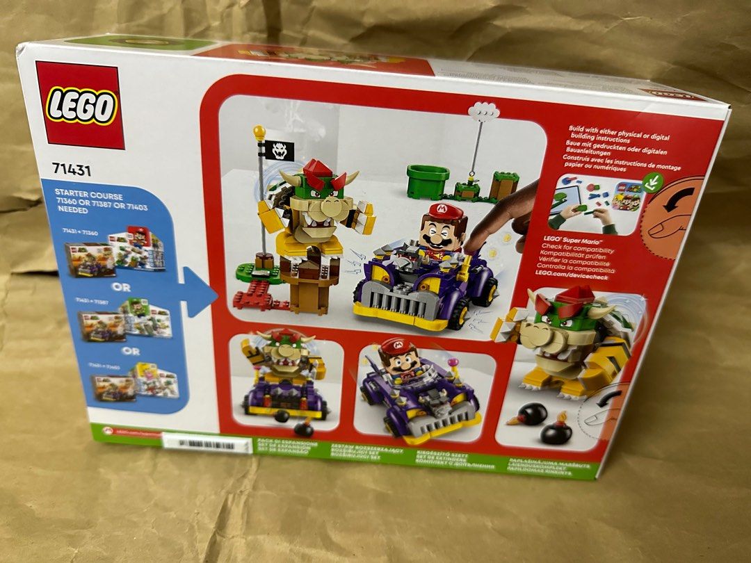 LEGO 71431 Super Mario Bowser's Muscle Car Expansion (Condition as ...