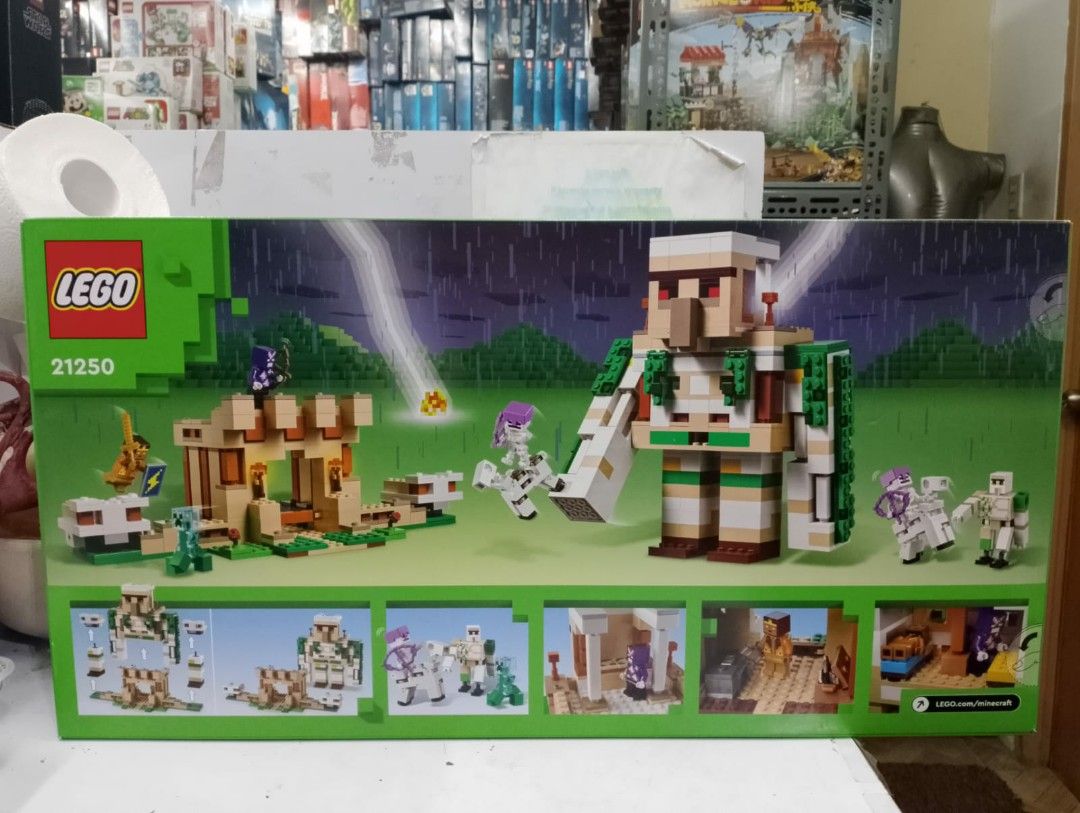 Lego Minecraft 21250 The Iron Golem Fortress, Hobbies & Toys, Toys ...