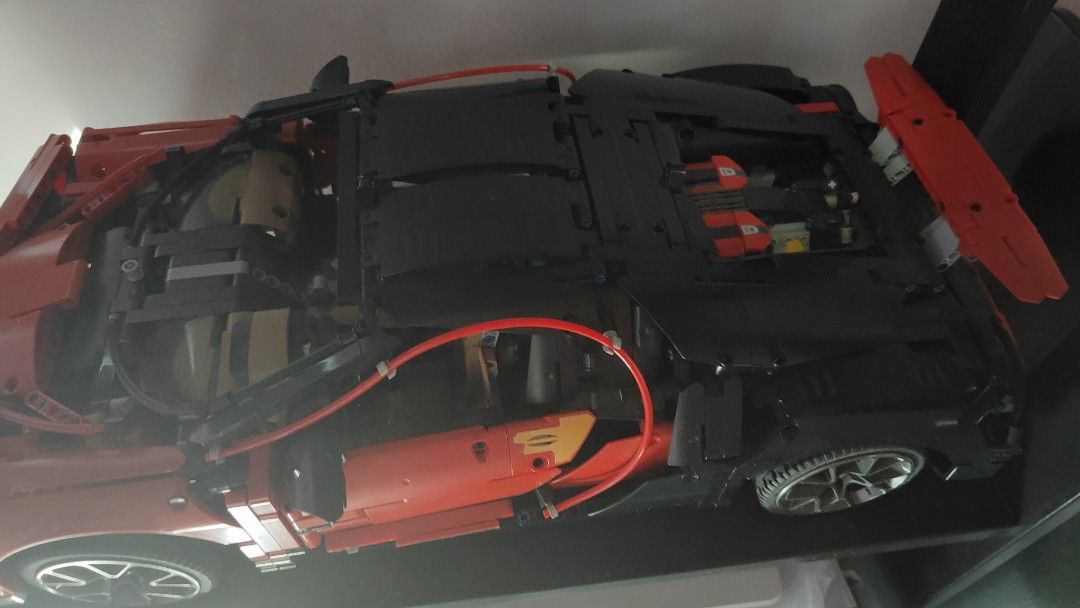 Lepin red buhatti assembled, Hobbies & Toys, Toys & Games on Carousell