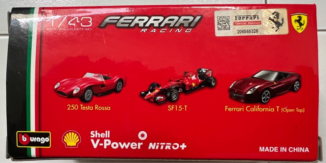 *Limited Edition* Ferrari Racing (1/43) Collection (full set available ...