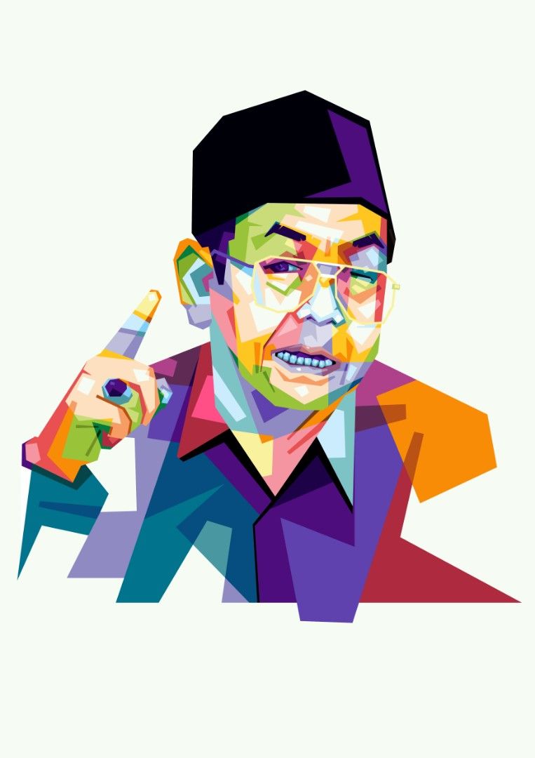 Lukisan Pop Art WPAP, Desain & Kerajinan Tangan, Karya Seni di Carousell