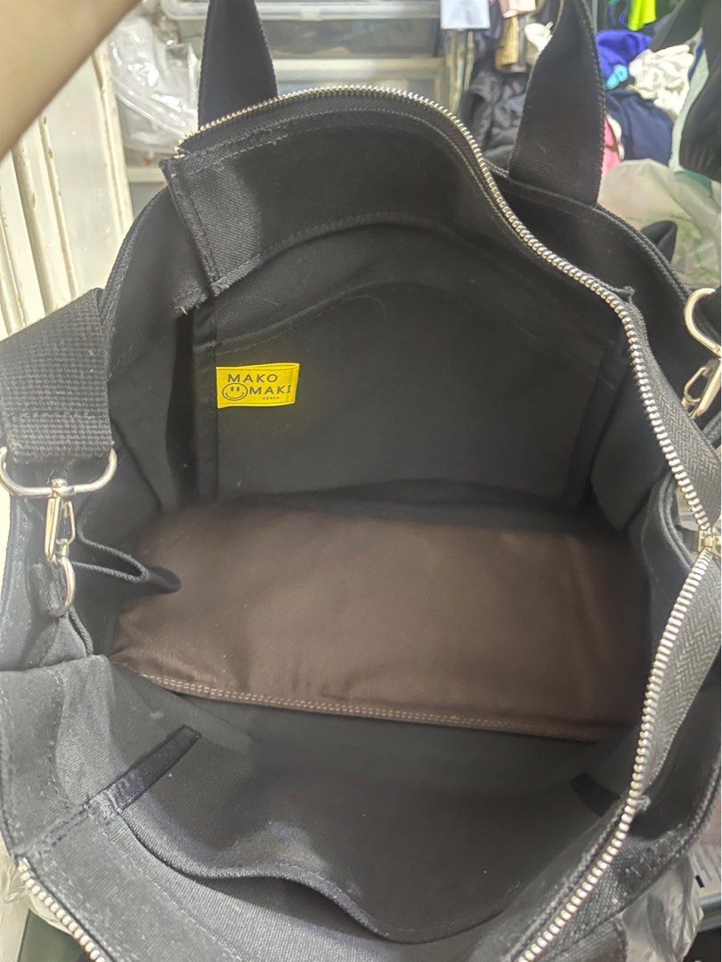 全新韓國MAKOMAKI 豹紋色塊超大托特包, 她的時尚, 包包、錢包, 肩背、側背包在旋轉拍賣