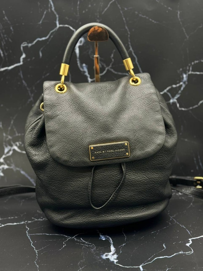 MARC BY MARC JACOB TOO HOT TO HANDLE PEBBLED LEATHER BACKPACK, Luxury ...