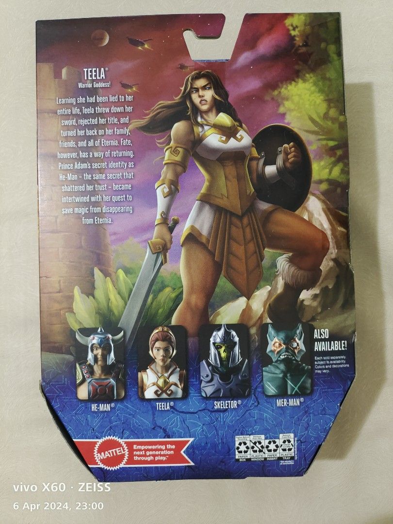 Mattel Masterverse MOTUC Teela Merman He-Man Skeletor DC signature ...