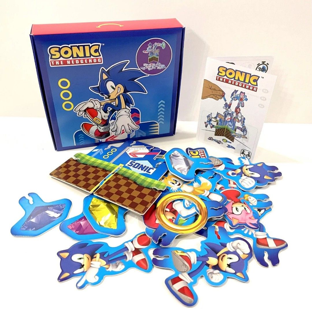 McDonald's Happy Meal Sonic The Hedgehog Sonic Tower Challenge Stack Up ...
