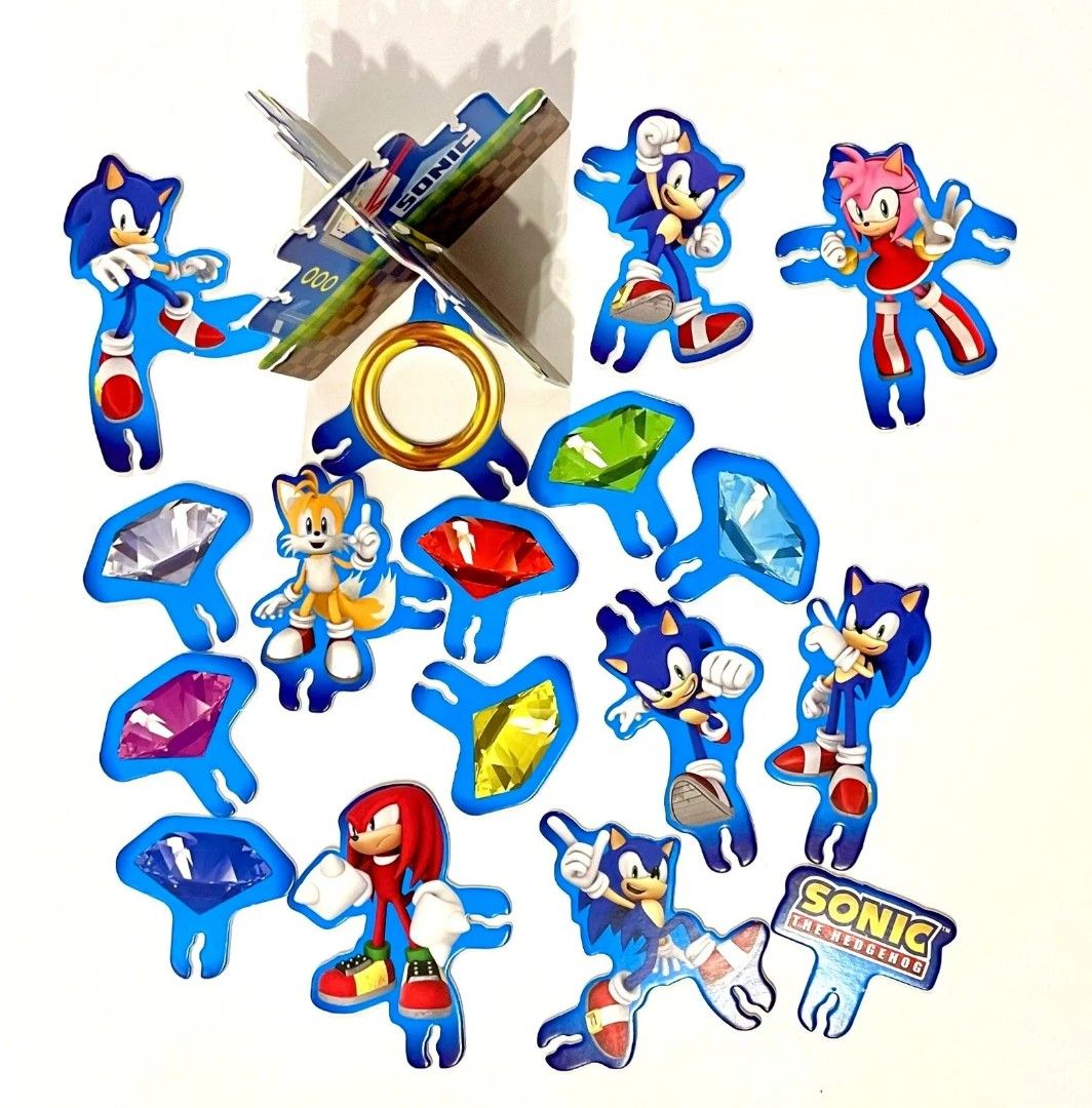 McDonald's Happy Meal Sonic The Hedgehog Sonic Tower Challenge Stack Up ...