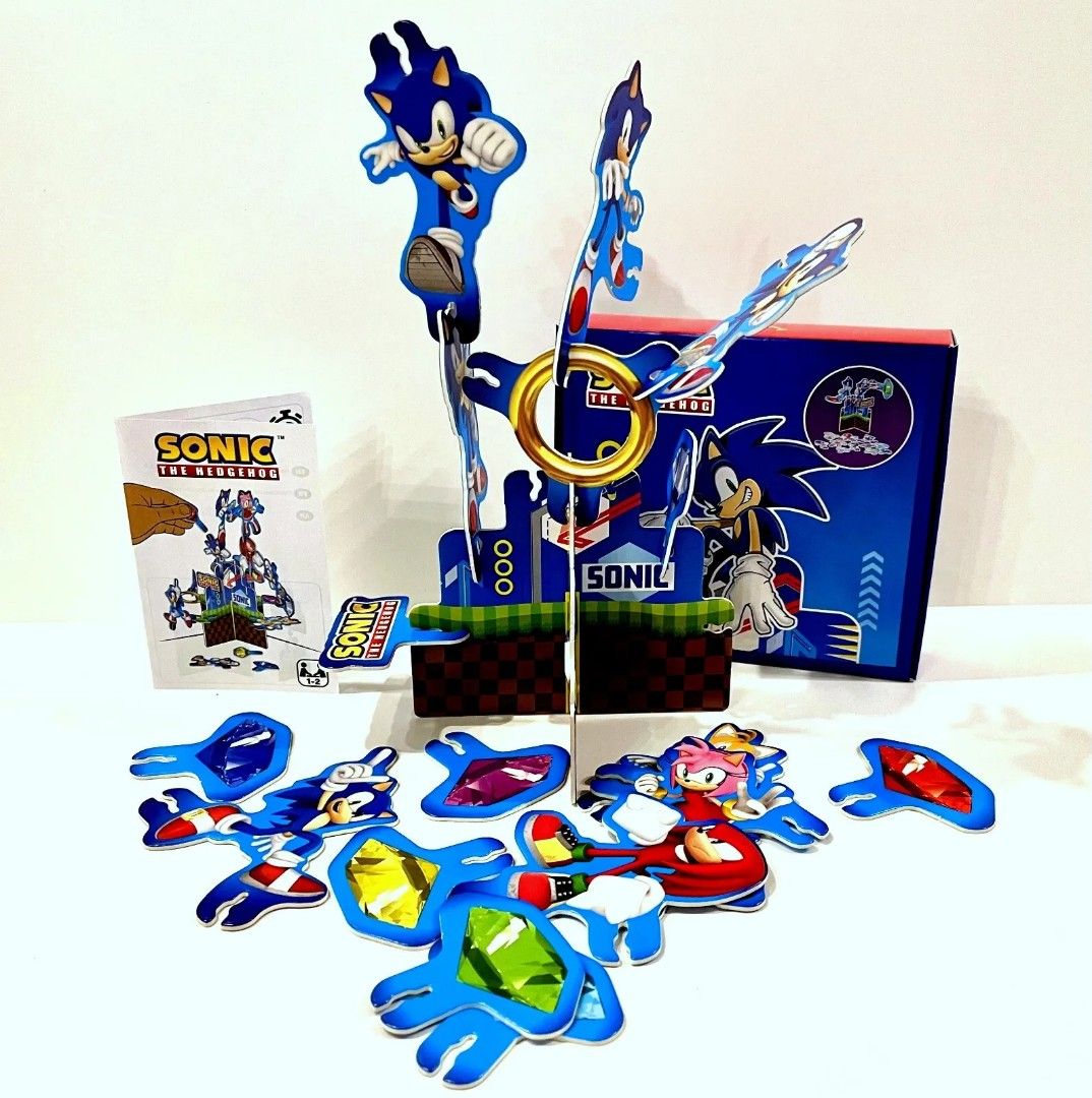 McDonald's Happy Meal Sonic The Hedgehog Sonic Tower Challenge Stack Up ...