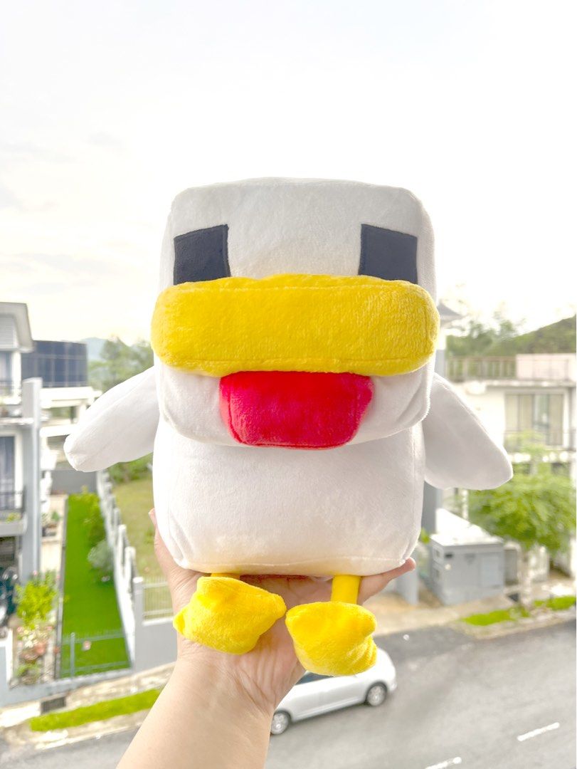 Minecraft Squishy Duck Real Life Mind Craft Digital Small Rubber Duck