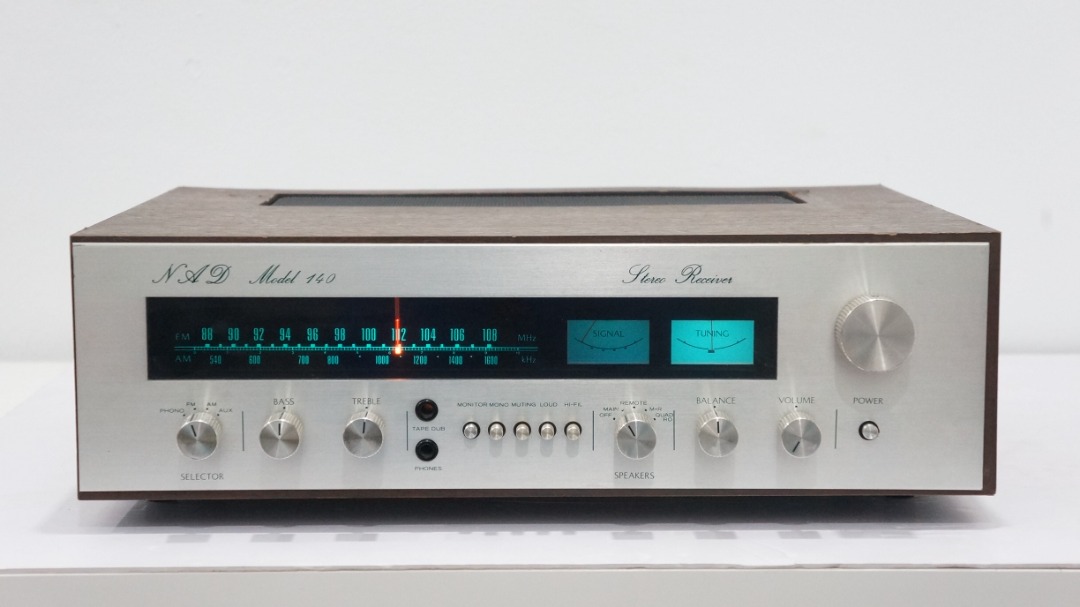 NAD Model 140 Vintage FM/AM Stereo Receiver (rare collectible), Audio ...