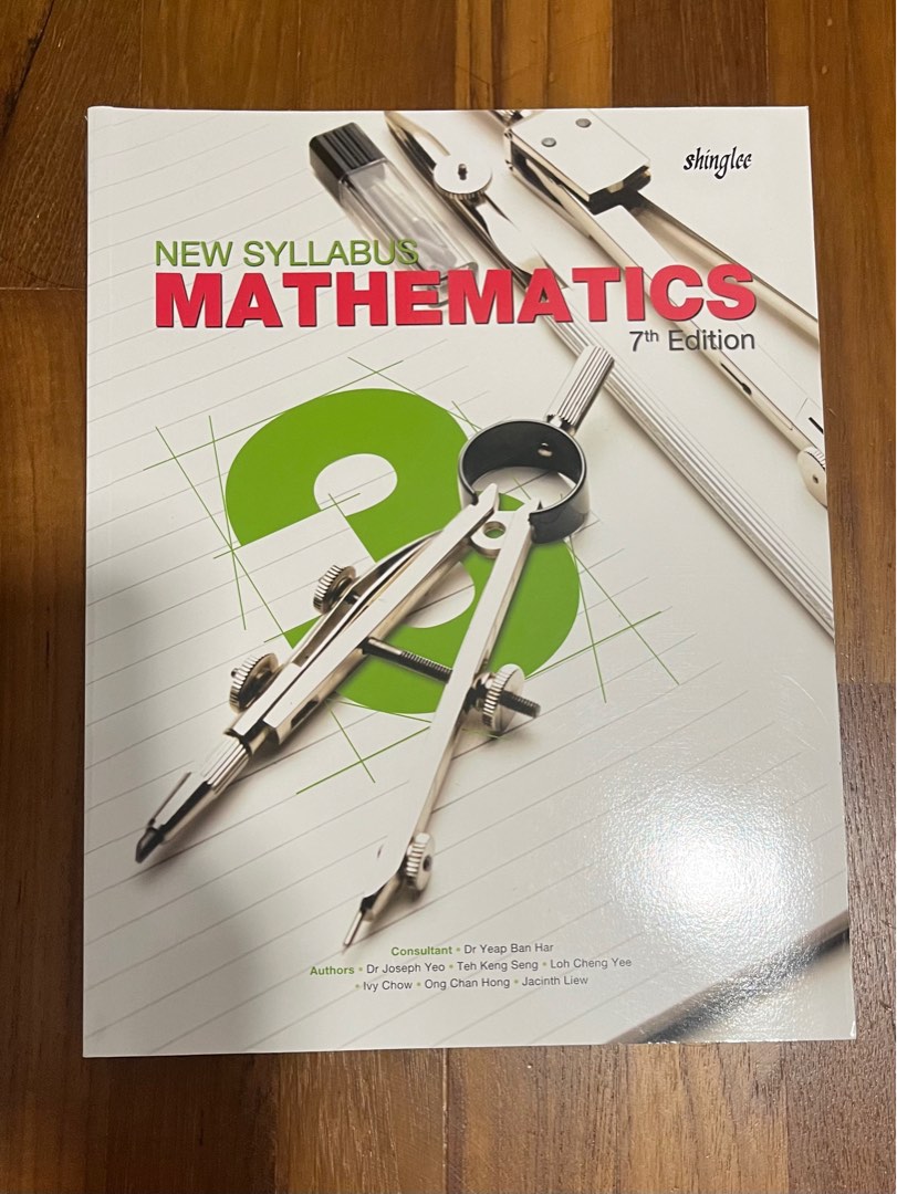 O level math textbook - Shinglee New Syllabus Mathematics 7th Edition ...