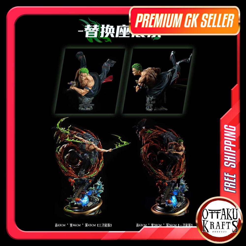 One Piece | Roronoa Zoro | Anime Mason Studio | 【FREE Shipping - PO】GK ...