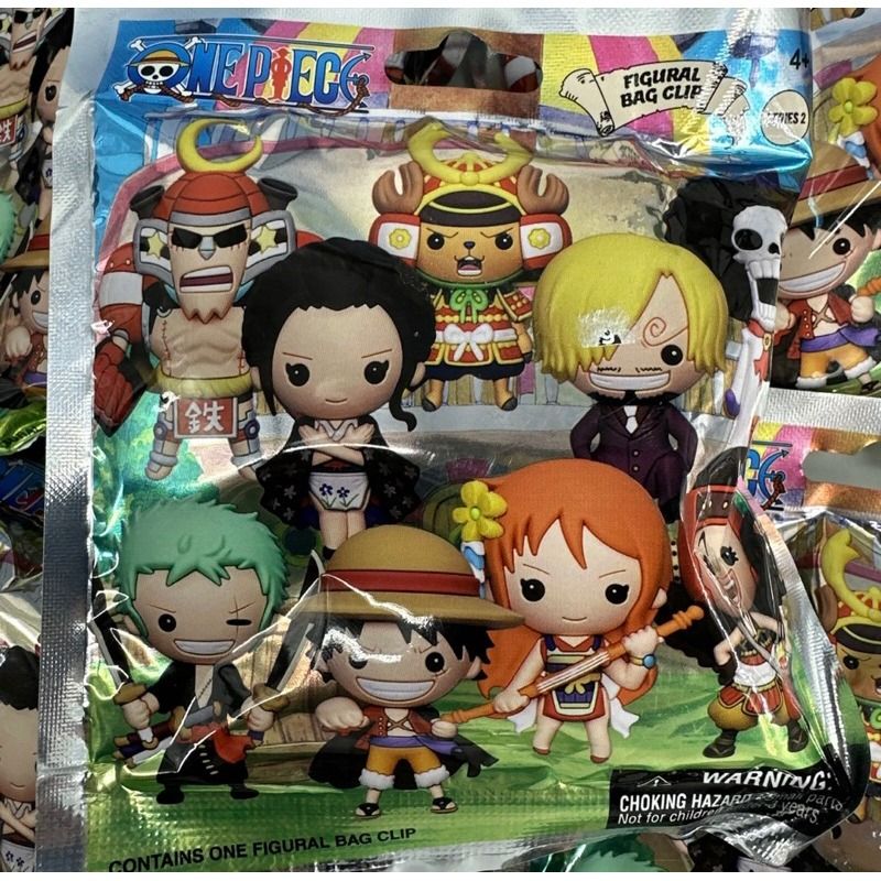 ONE PIECE Series 2 Figural Bag Clip 1x Mystery Bag, Hobbies & Toys ...