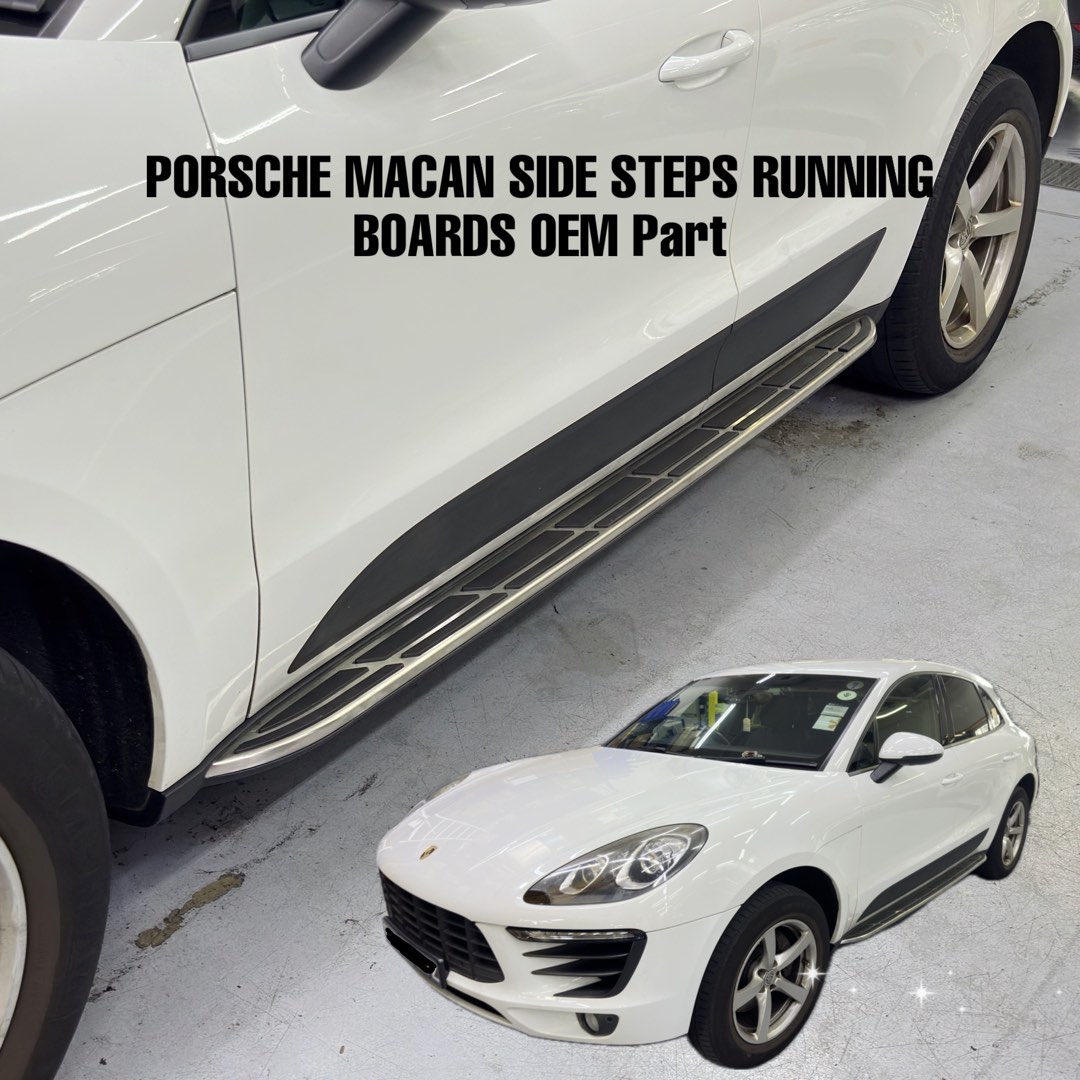 PORSCHE MACAN SIDE STEPS RUNNING BOARDS, Car Accessories, Accessories ...
