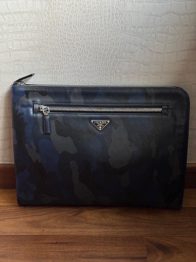 PRADA Laptop case, Luxury, Bags & Wallets on Carousell