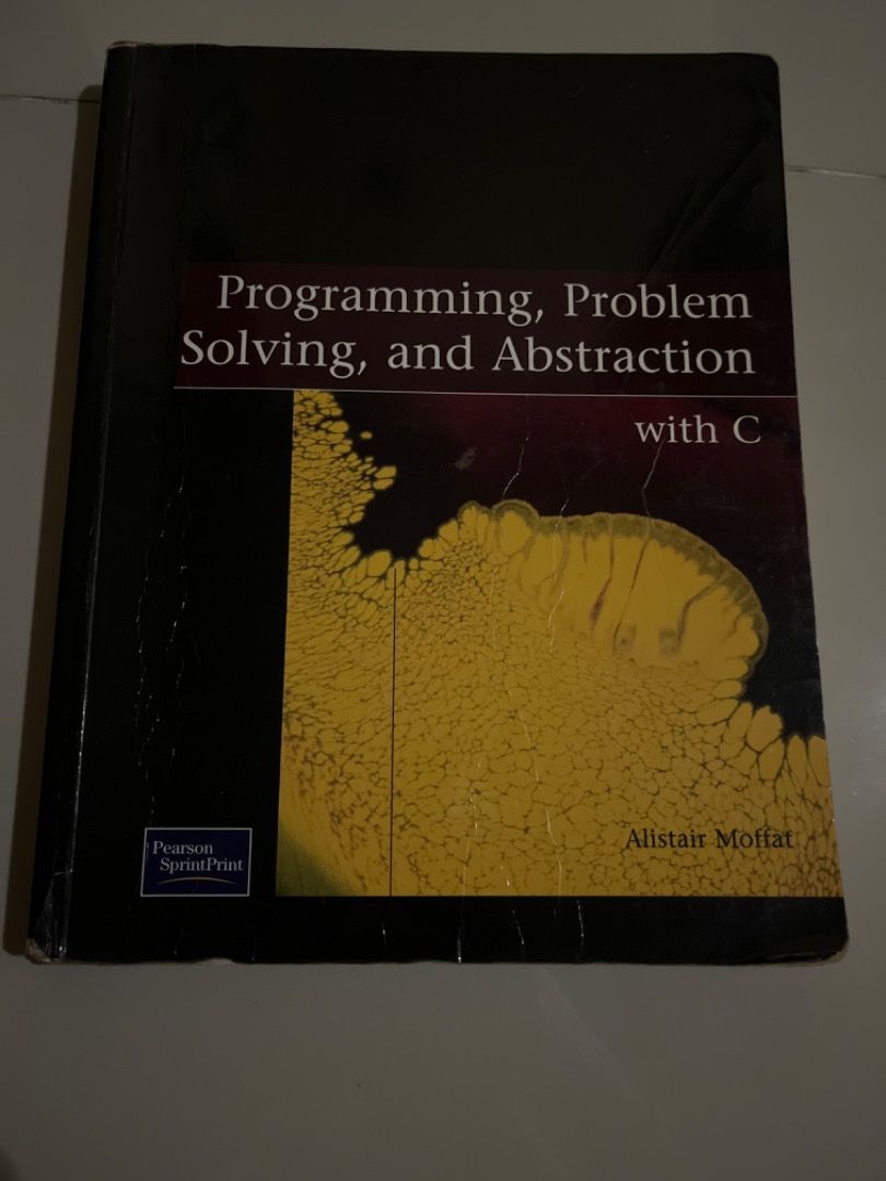 Programming Problem Solving With C Hobbies And Toys Books And Magazines Textbooks On Carousell