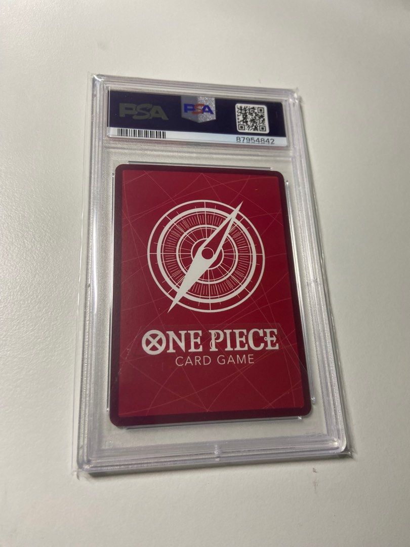 PSA 10 Uta OP06-001 Alternate Art Leader Parallel Wings of the Captain ...