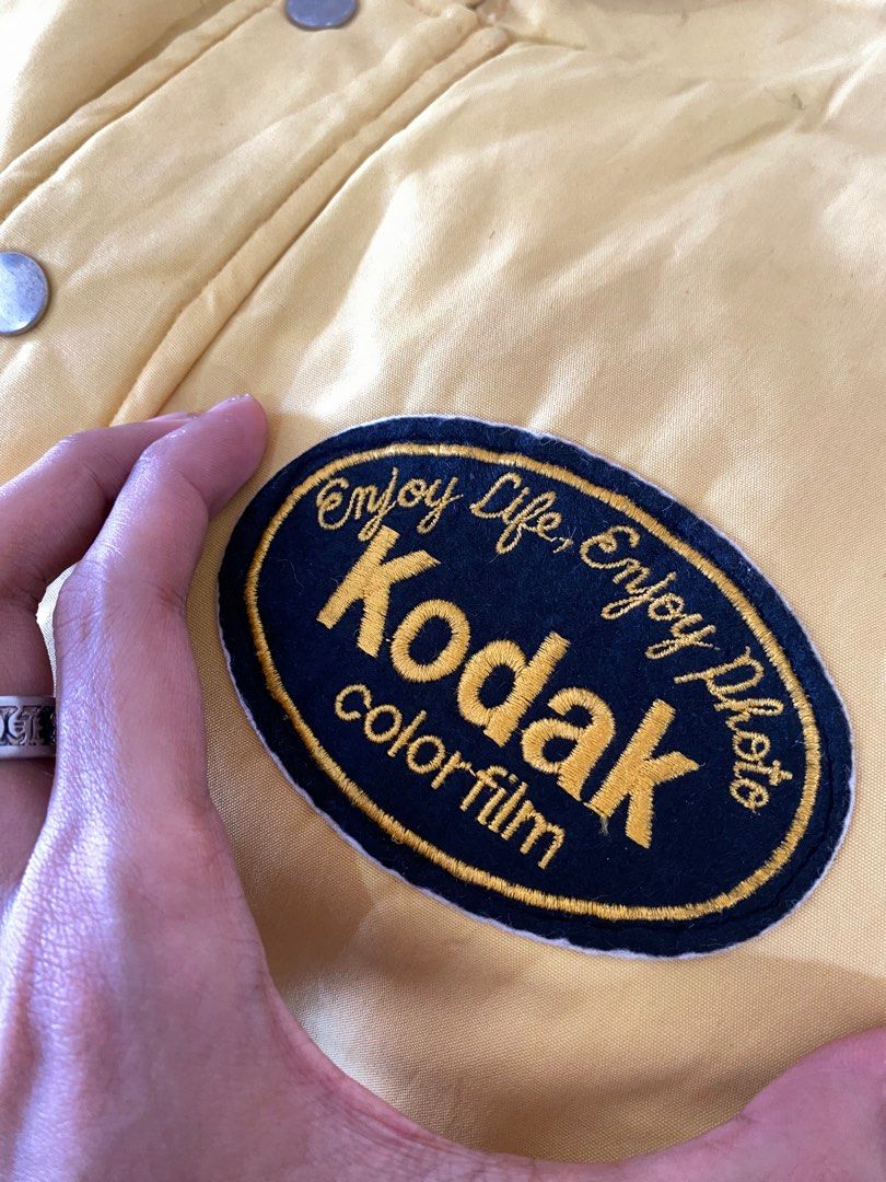 Retro Kodak Colour Film Jacket Not Varsity Bomber Vintage Fuji Film ...