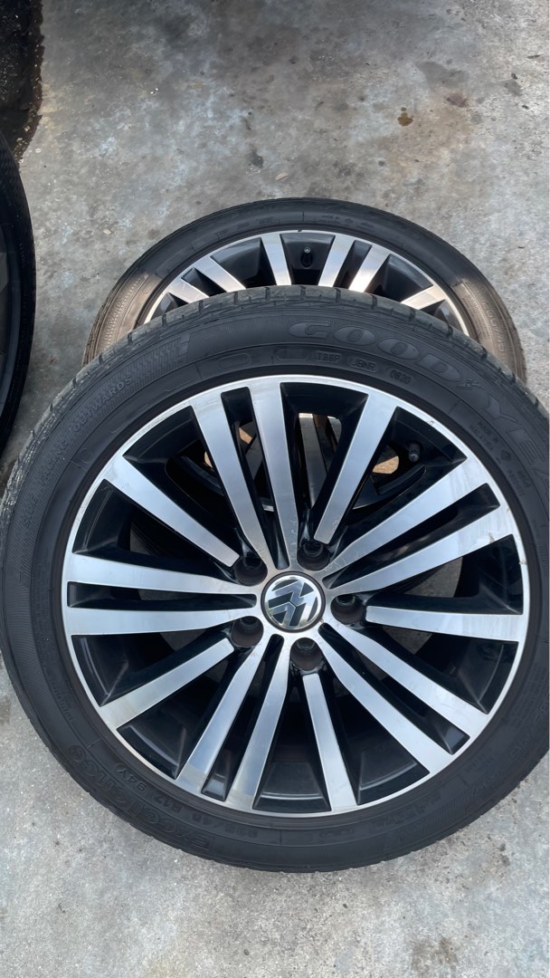 Rim 17 inch Volkswagen Passat Original VW, Auto Accessories on Carousell