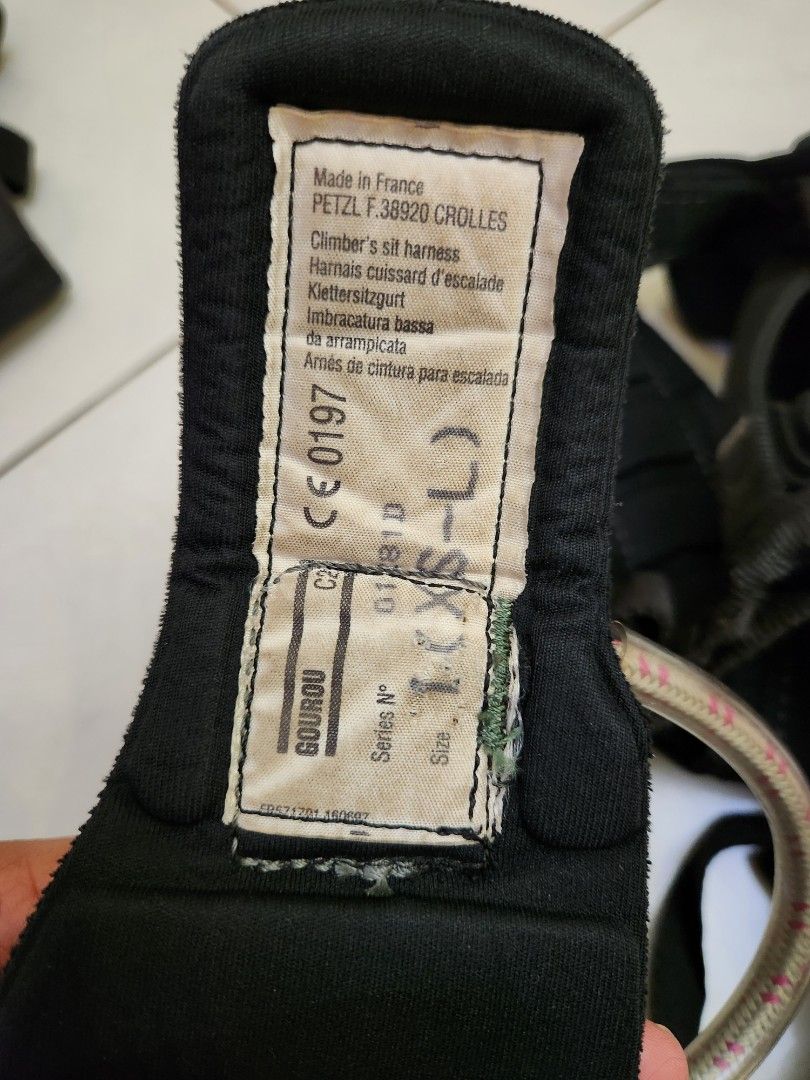 Safety Harness Petzl Gourou, Sports Equipment, Hiking & Camping on ...