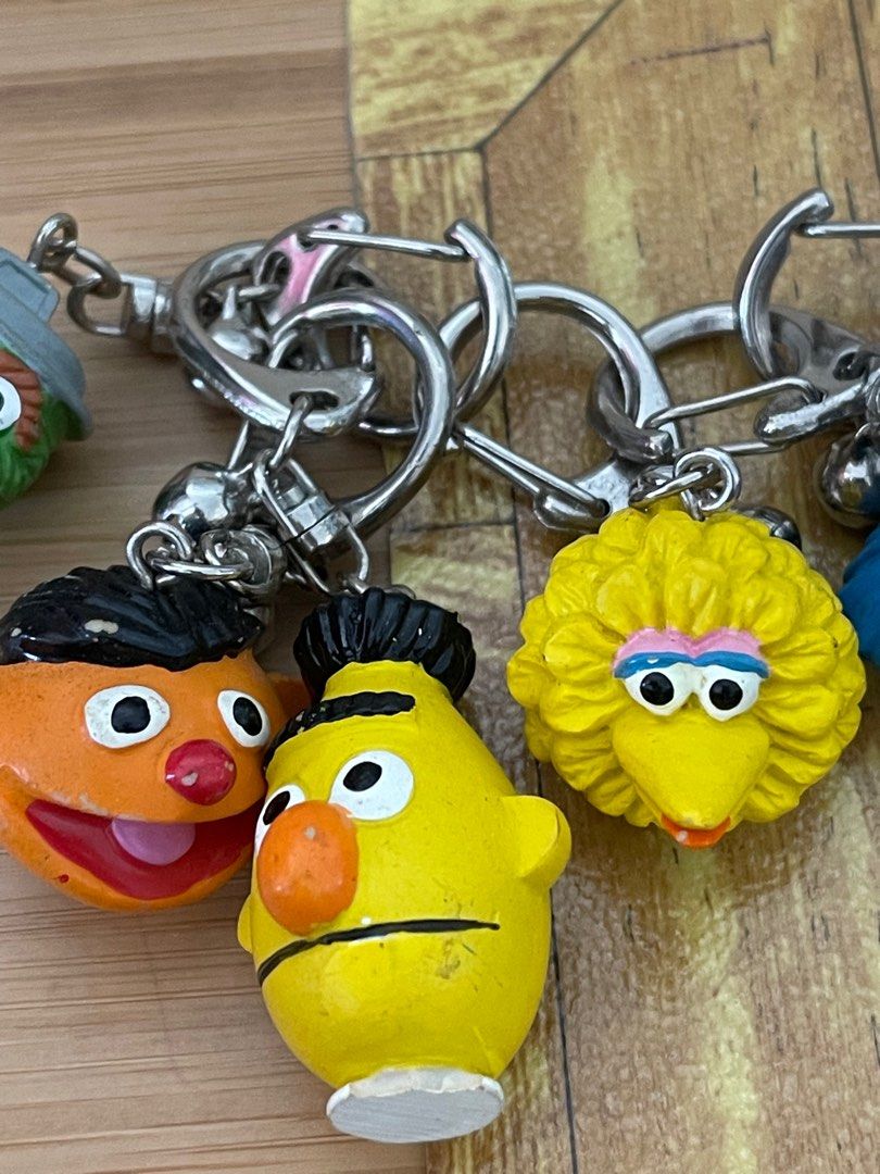 Sesame Street characters keychain set, Hobbies & Toys, Memorabilia ...