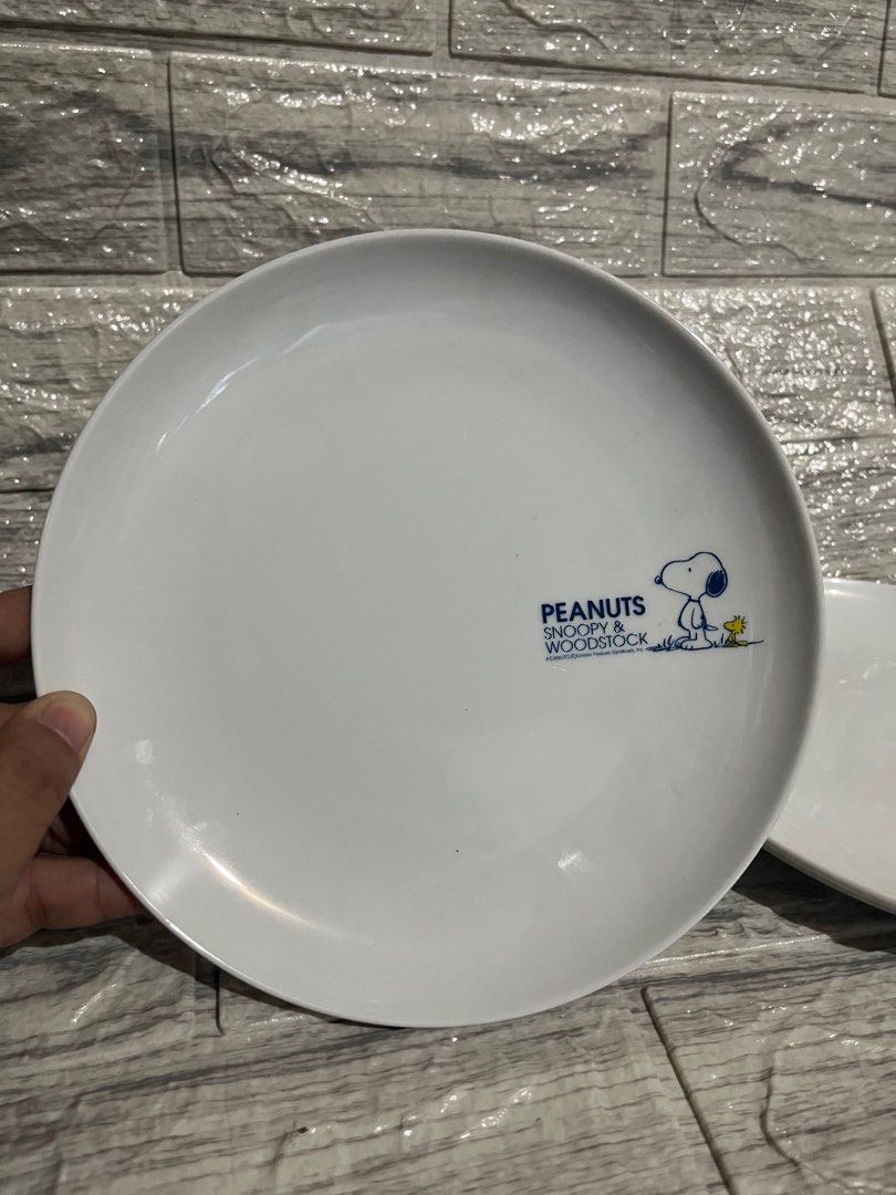 Snoopy Plates, Furniture & Home Living, Kitchenware & Tableware, Other ...