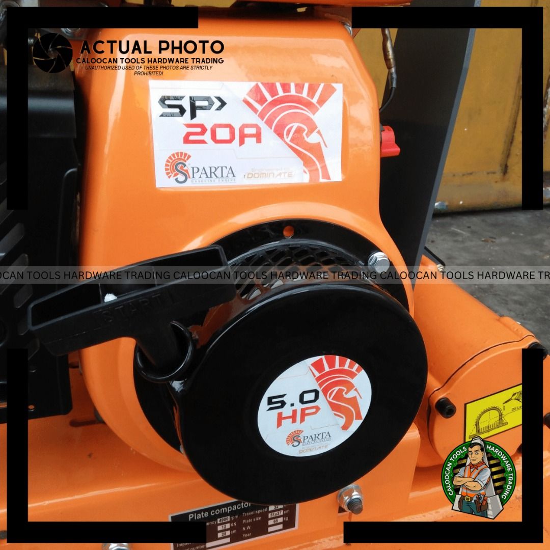 Sparta Plate Compactor with Gasoline Engine (SPC 60), Commercial ...