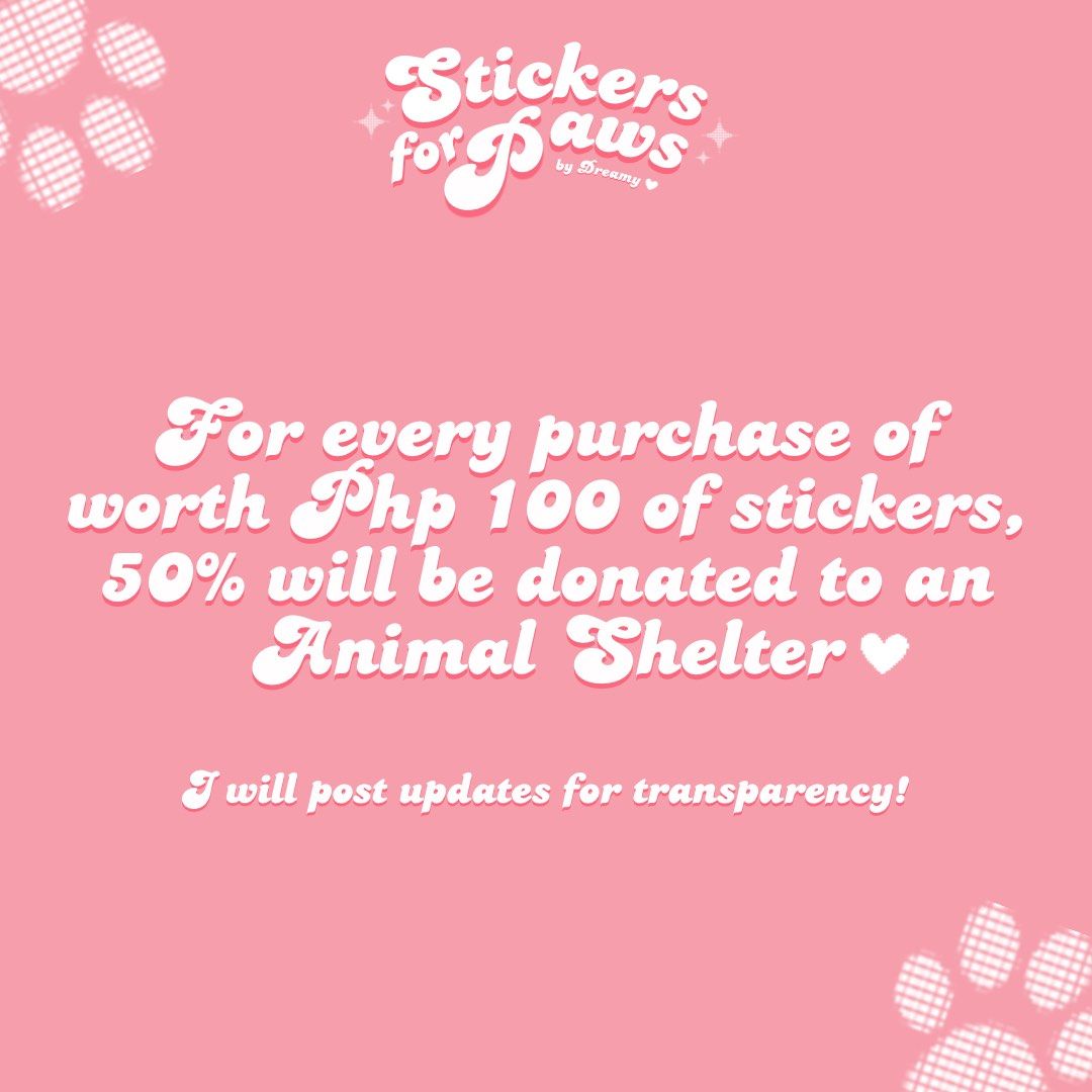 Sticker for Paws [UFS LFB WTS SONNY ANGEL SNOOPY POPMART CRYBABY MIFFY ...