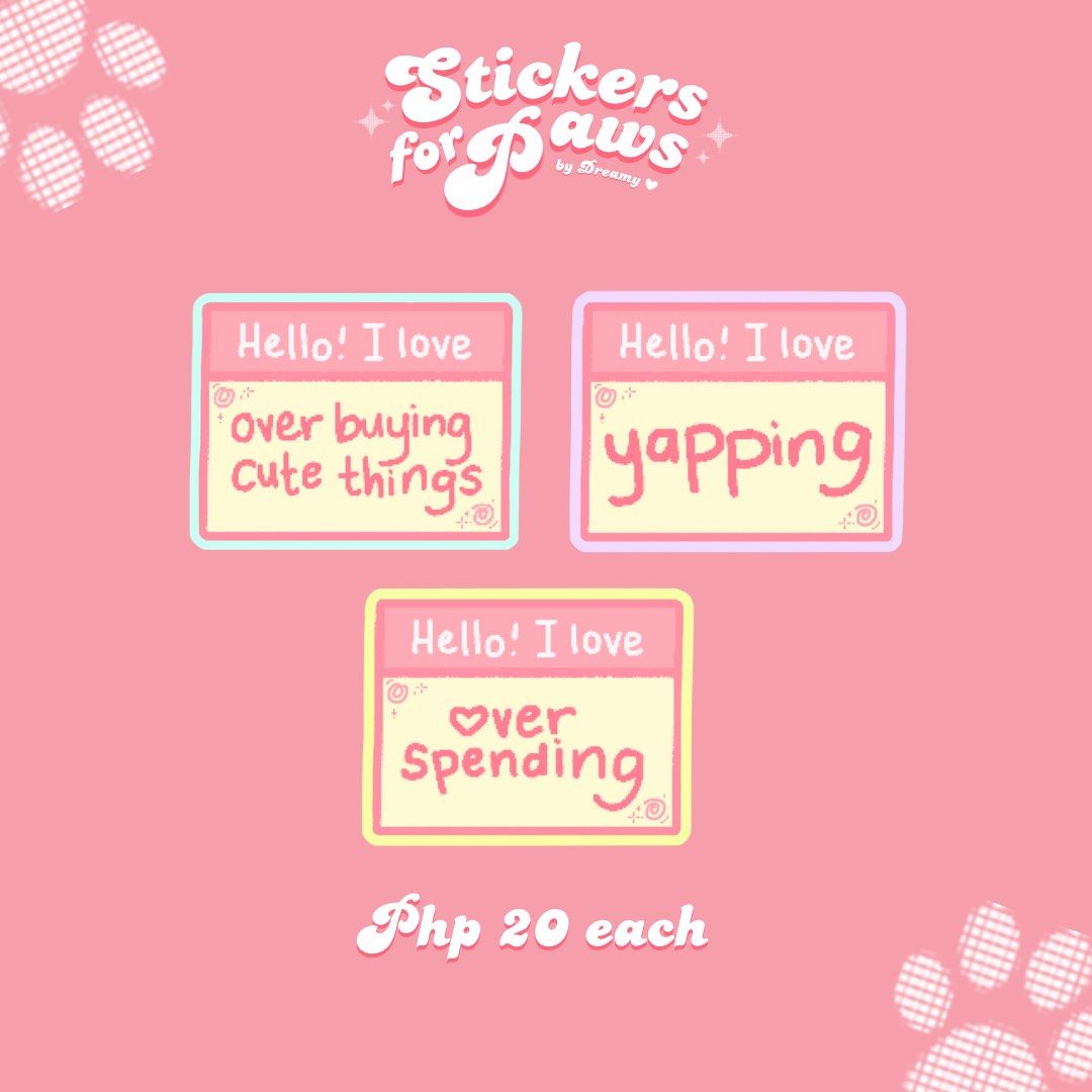 Sticker for Paws [UFS LFB WTS SONNY ANGEL SNOOPY POPMART CRYBABY MIFFY ...