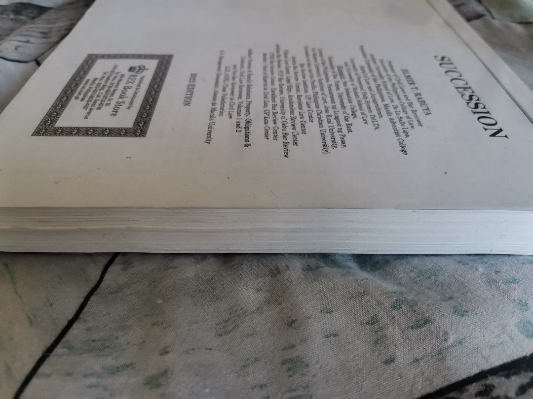 Succession (Rabuya-2022), Hobbies & Toys, Books & Magazines, Textbooks ...