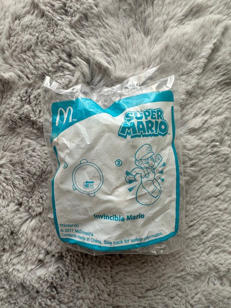 Super Mario 2017 Invincible Mario Lights up Happy Meal, Hobbies & Toys ...