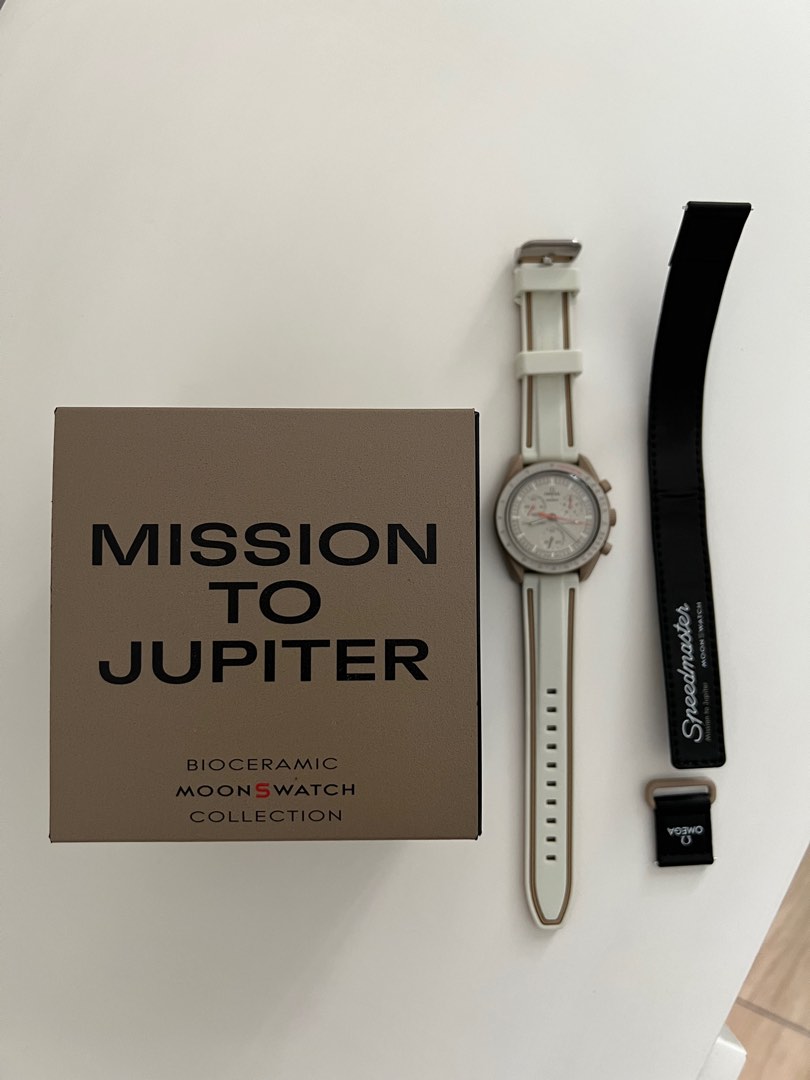 Swatch Omega Jupiter, Luxury, Watches on Carousell