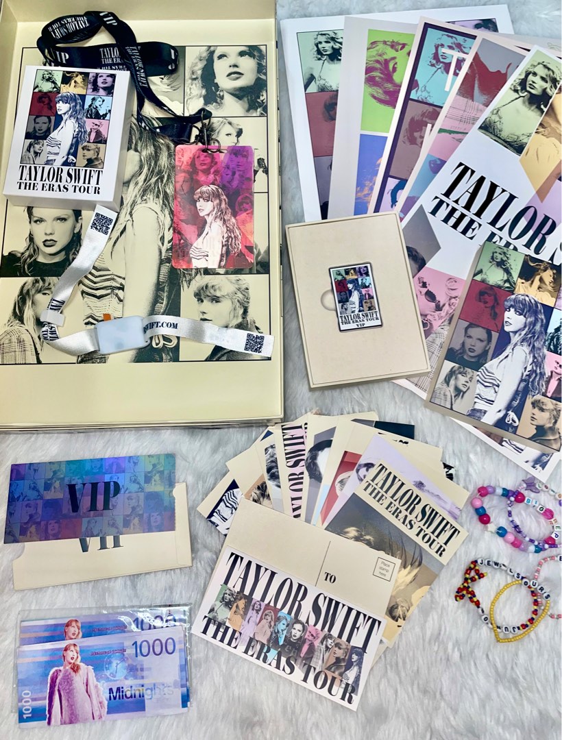 Taylor Swift The Eras Tour Official VIP Collectibles, Hobbies & Toys ...